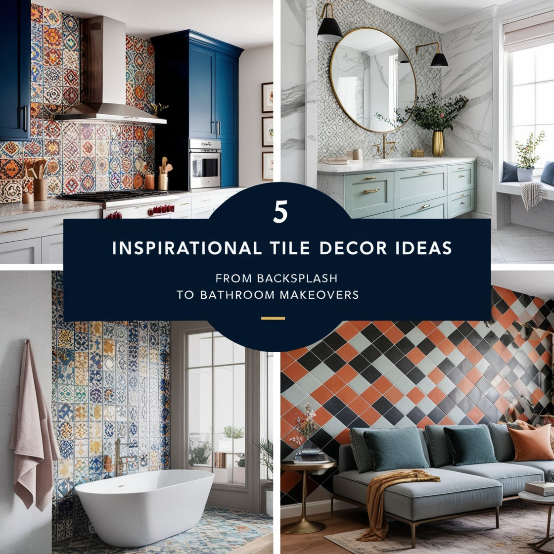 5 Inspirational Tile Decor Ideas: From Backsplash to Bathroom Makeover ...